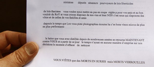 Emmanuel Macron a Reçu une lettre de Menace de mort - Magazine du net Emmanuel Macron a Reçu une lettre de Menace de mort - Magazine du net